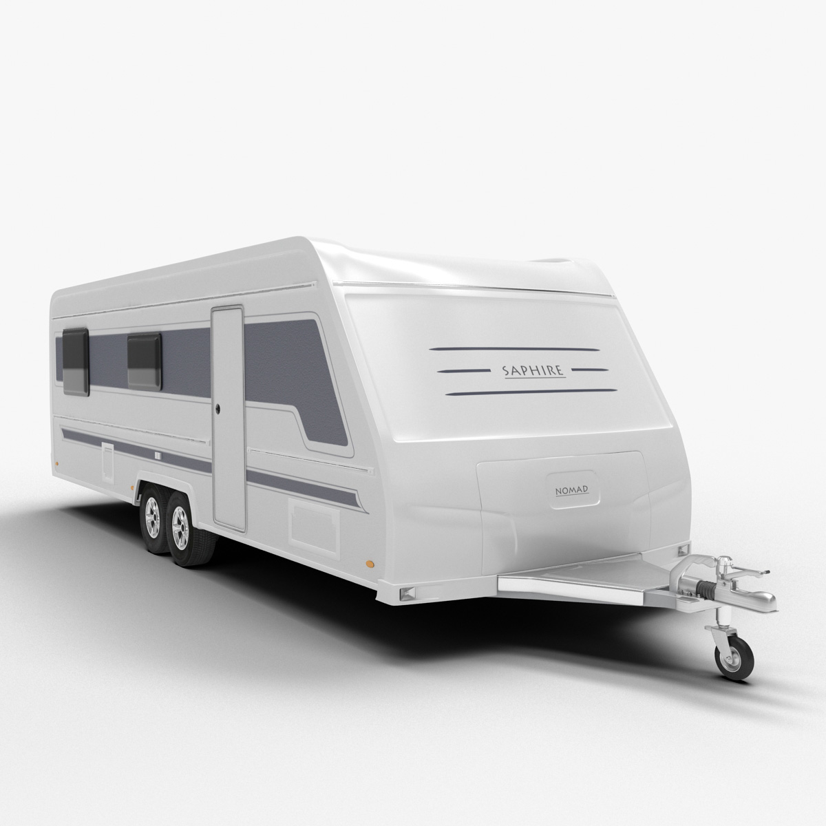 caravan van 3d model