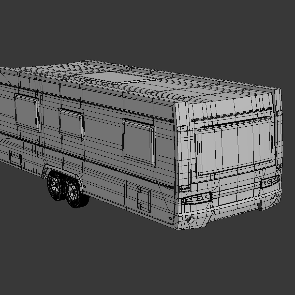 caravan van 3d model