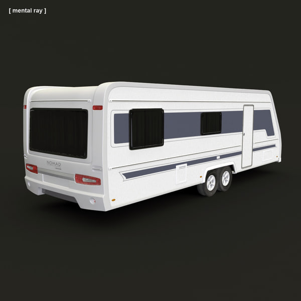 caravan van 3d model
