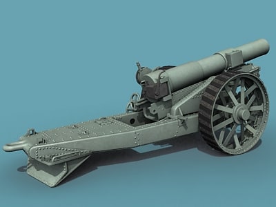 3d british howitzer wwi