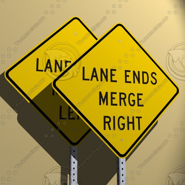 street sign 3d model