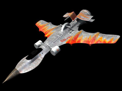 3d model spaceship fighter