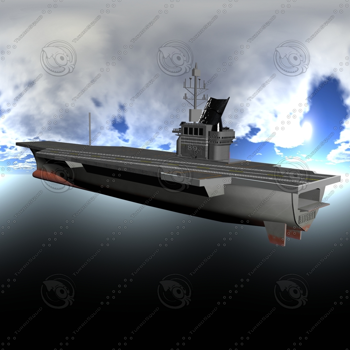 nimitz aircraft carrier 3d model