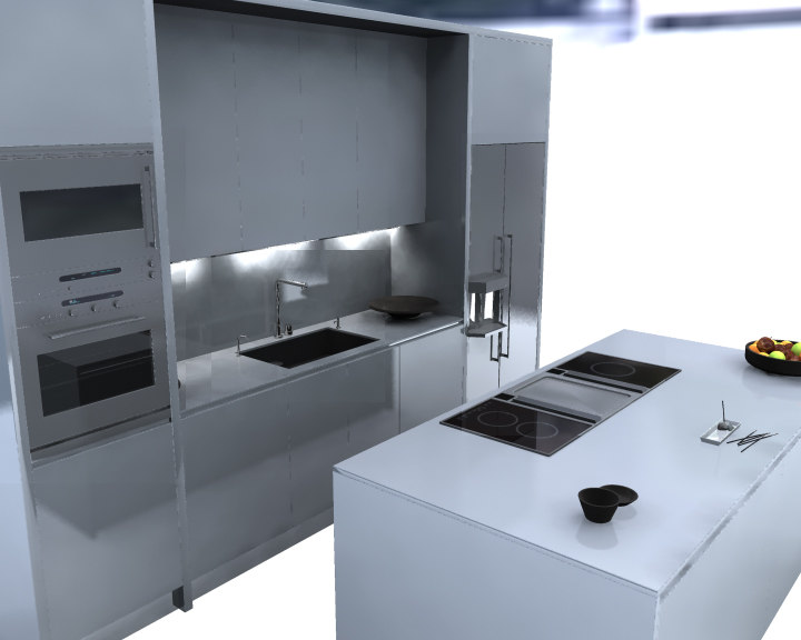 3d obj kitchen