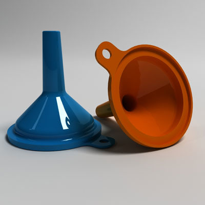 funnel 3d model
