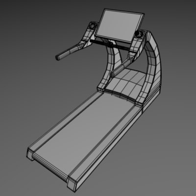 3d model gym large fitness machines