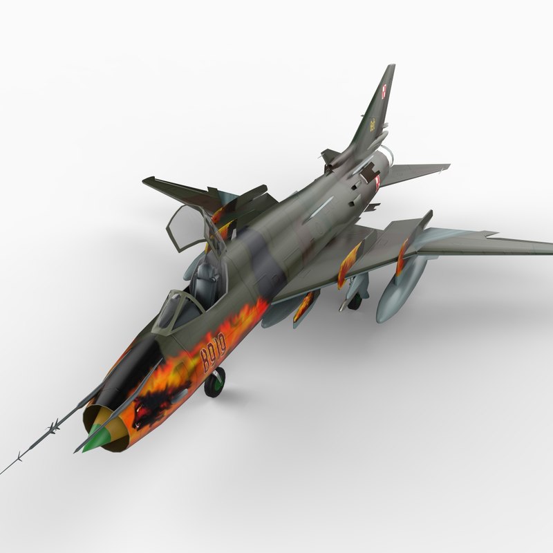 Suchoj SU-22 Model 3D - TurboSquid 360318