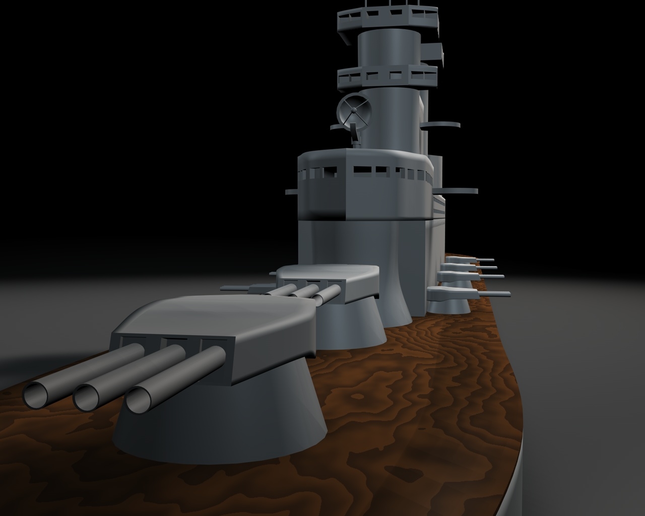 livre Custom Battleship Modelo 3D - TurboSquid 360425