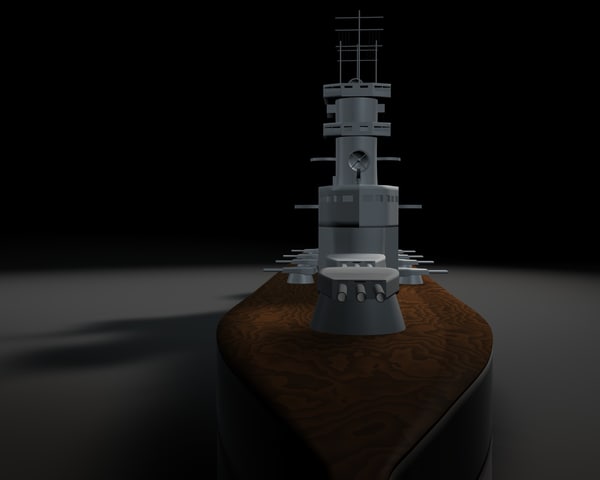 livre Custom Battleship Modelo 3D - TurboSquid 360425