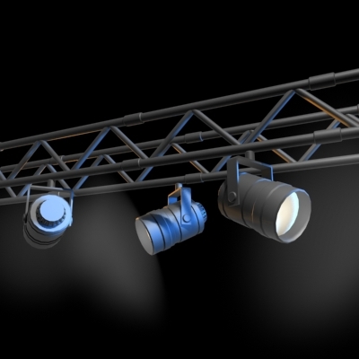 lighting rig 3d model