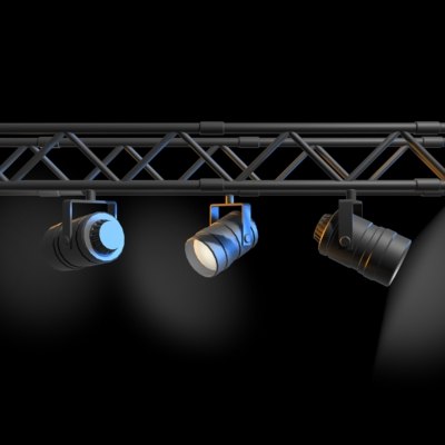 lighting rig 3d model