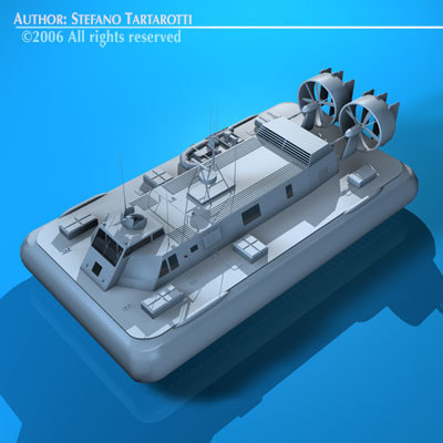3 hovercraft 3d model