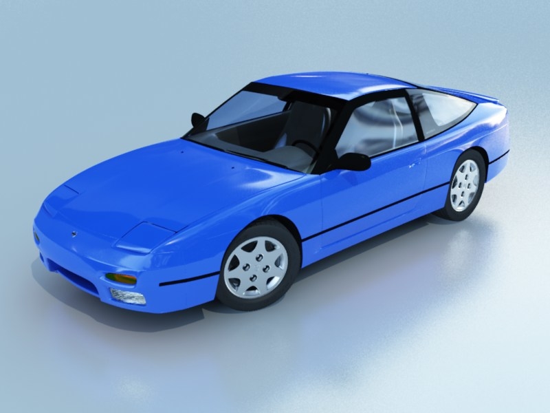 nissan 240sx 3d model