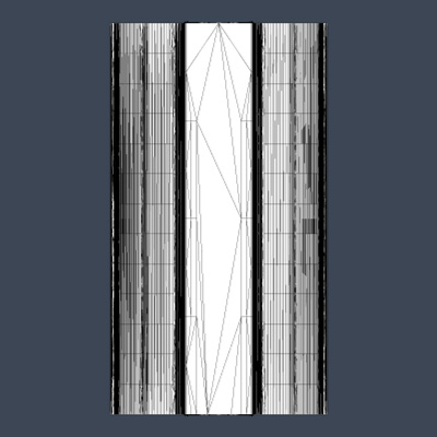 24 fluorescent fixture light 3d model