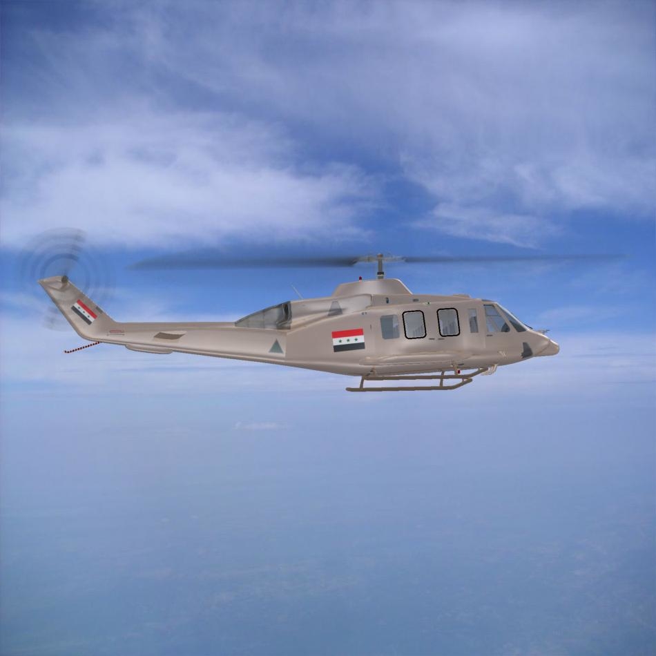 3d model 214st helicopter iraq air force