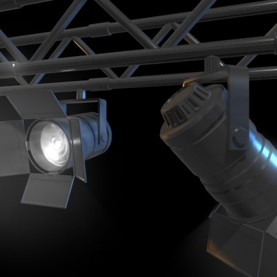 lighting rig 3d model