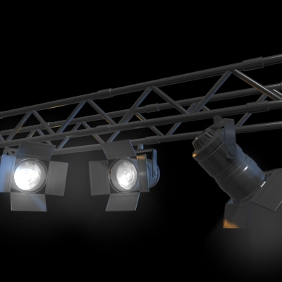 lighting rig 3d model