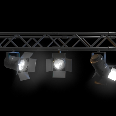 lighting rig 3d model