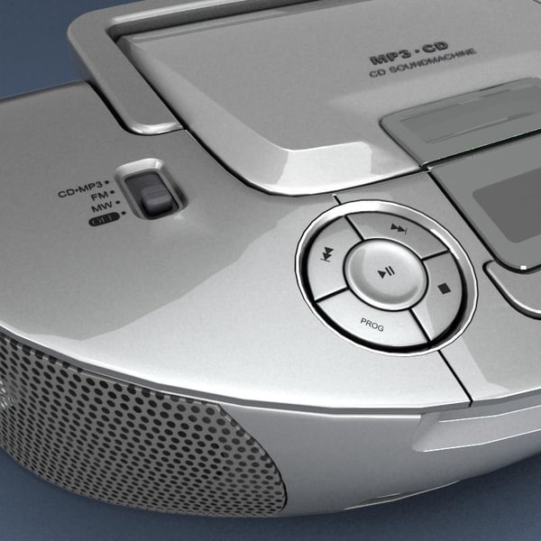 3d cd player model