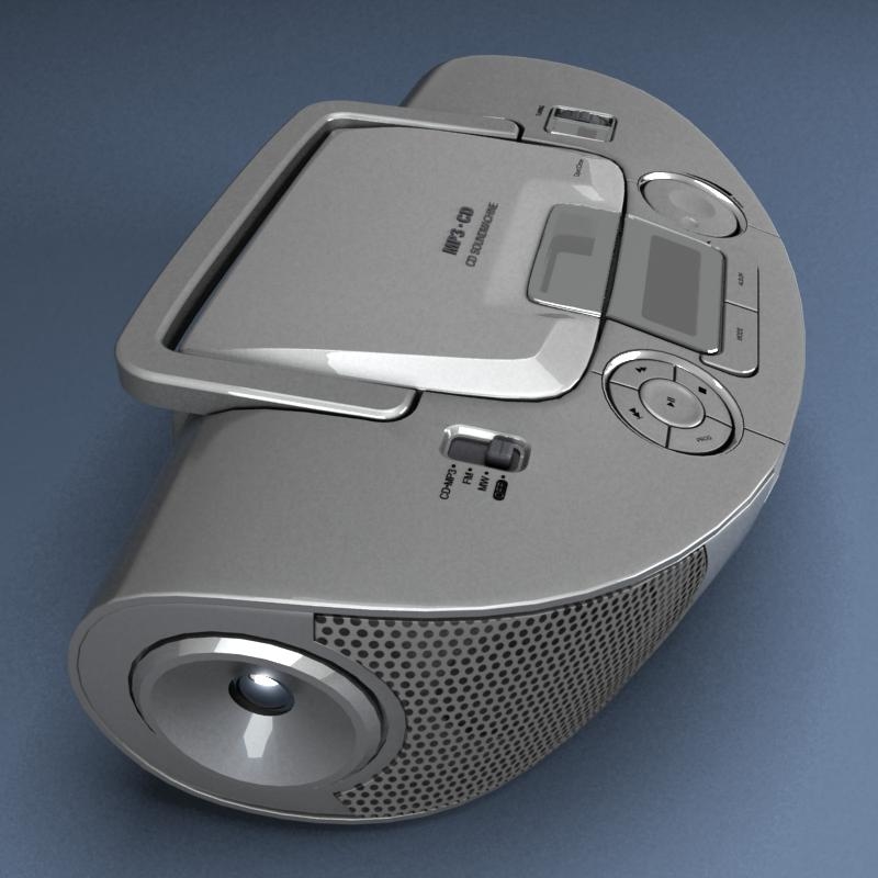 3d cd player model