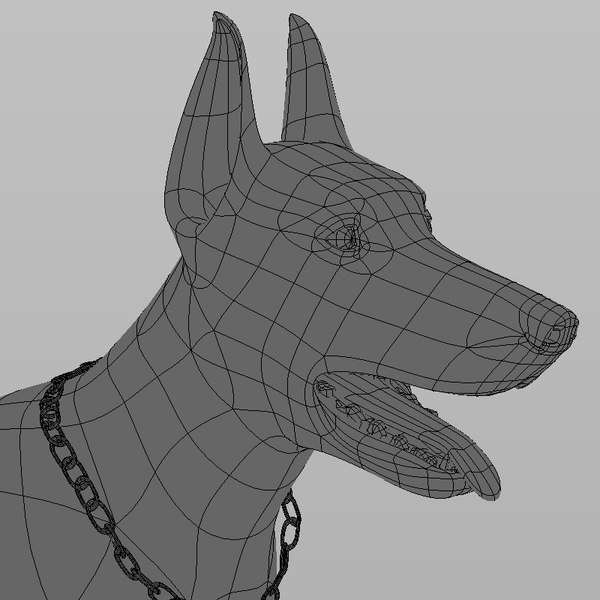 3d extensive dog model