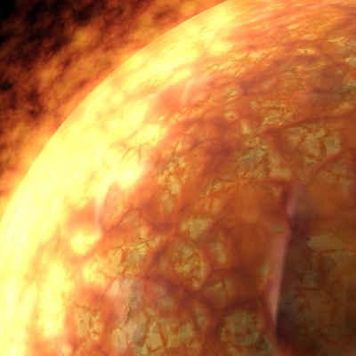 3d sun materials model