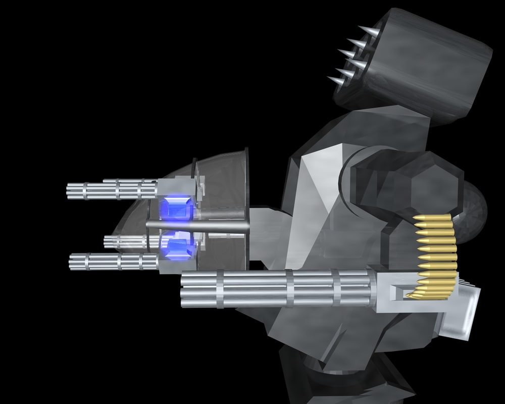 3d light battle mech