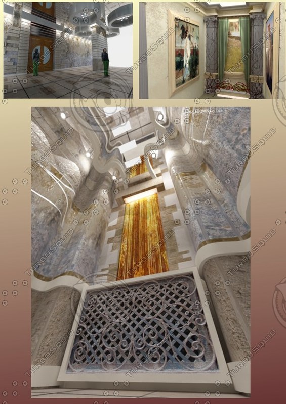 3d model vip design bar