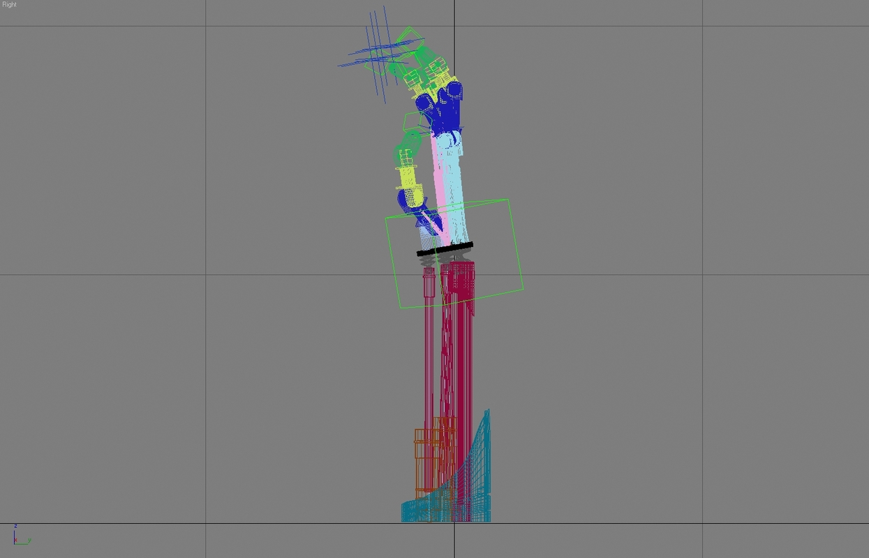 robotic hand terminator 3d model