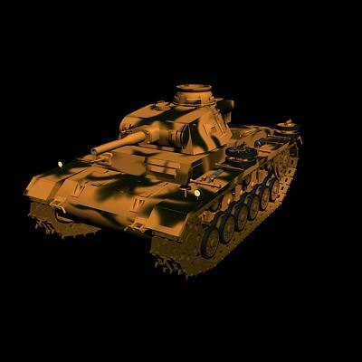 3d tank pz-iii