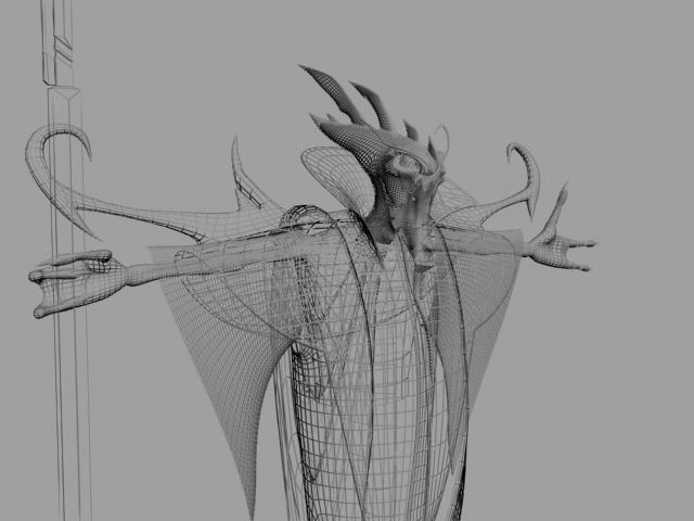 3d model alien god