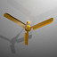 modern ceiling fan 3d model