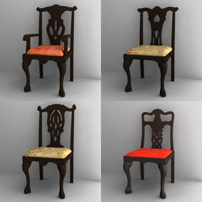 free classical chair model