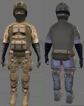 maya soldier character