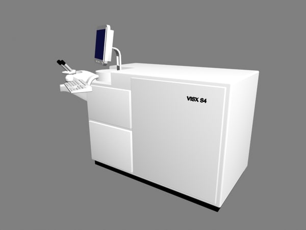 3d model excimer laser machine