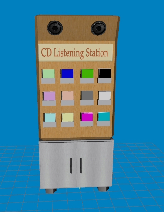 obj cd listening station retail