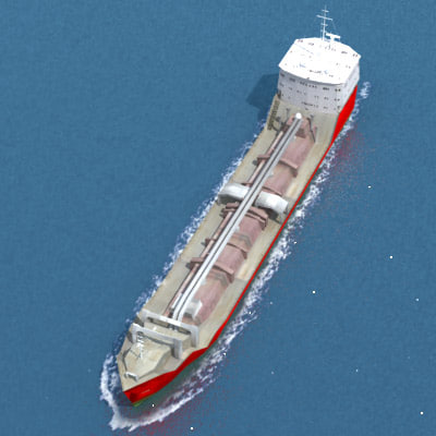 3d model sand cargo tanker ship