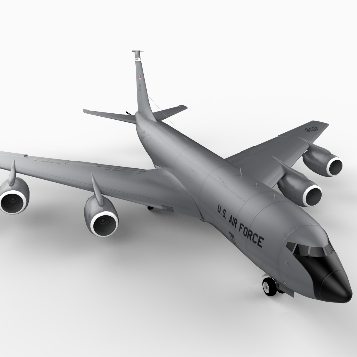 3d kc-135r stratotanker tanker plane model