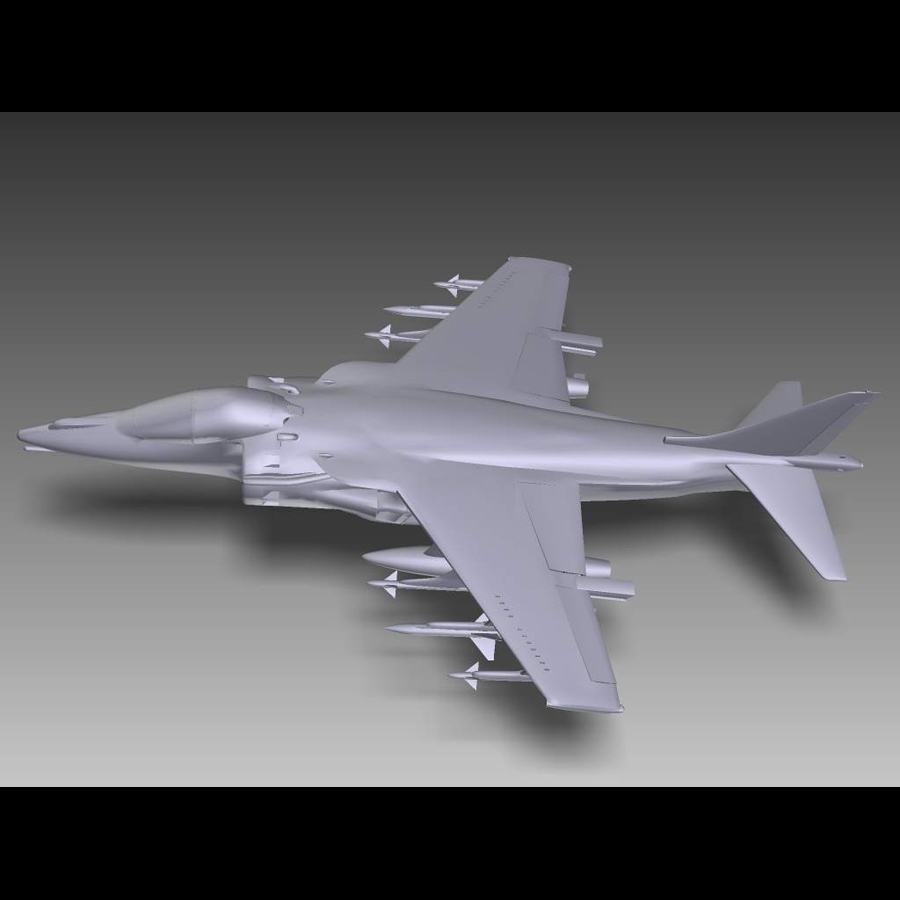 3d av-8 harrier ii model