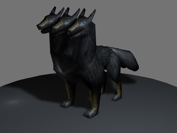 modelo 3d low poly cerberus - TurboSquid 365155