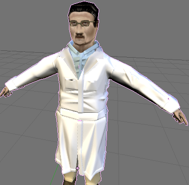 free scientist 3d model