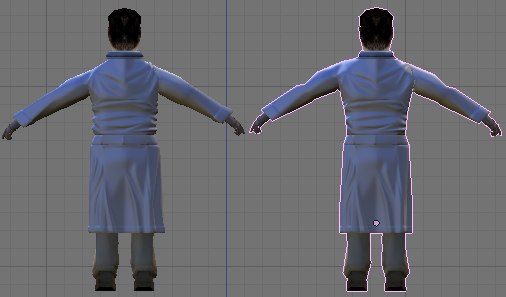 free scientist 3d model