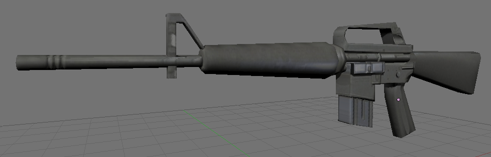 m16 xm16e1 3d model