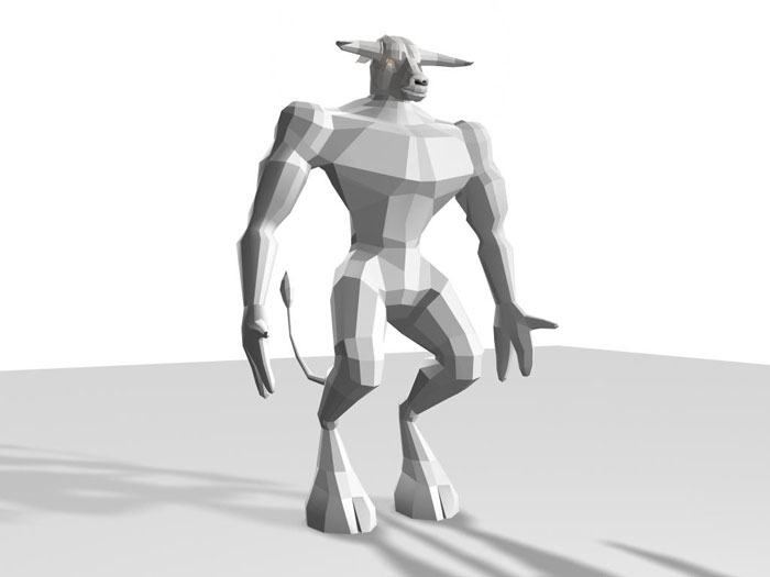 3d model minotaur