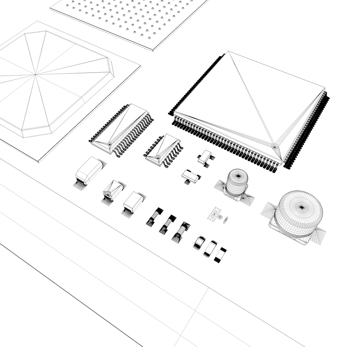 3d electronic components