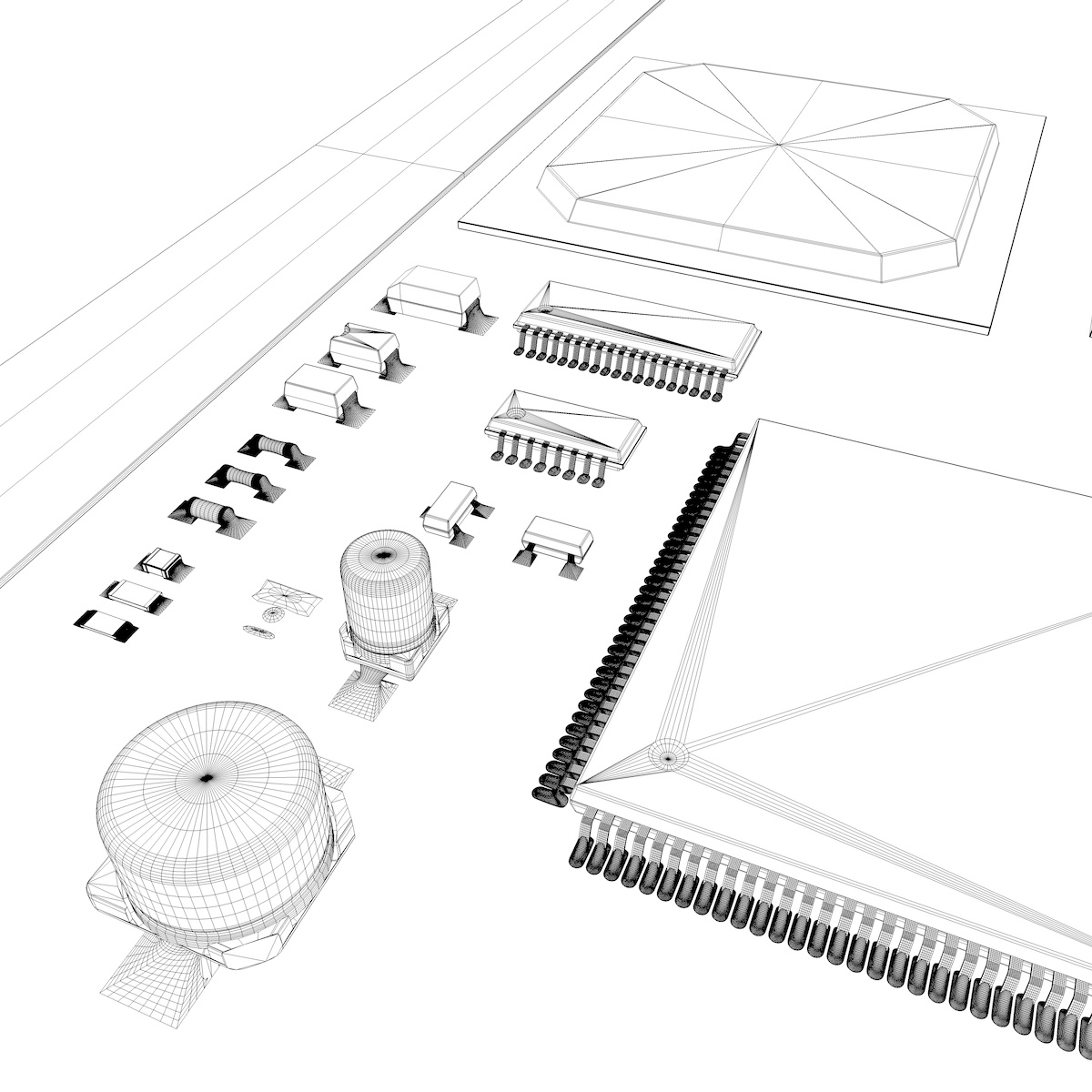 3d electronic components