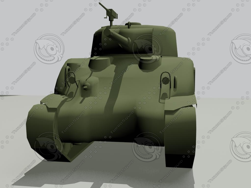 3d m4 sherman tank