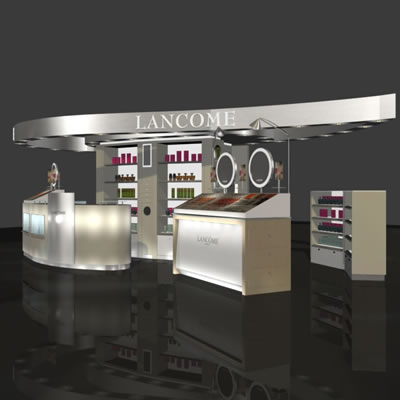 max loreal lancome stand