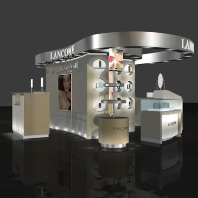 max loreal lancome stand