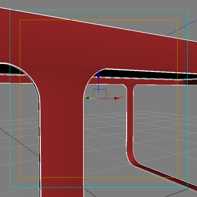 3d trace coffee table model